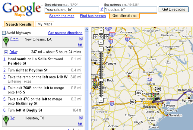 Add Google Maps Driving Directions To Your Website
