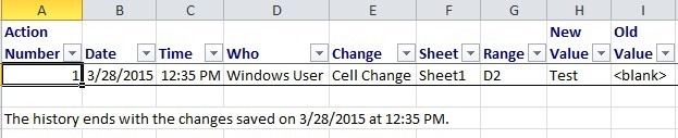 How To Track Changes In Excel