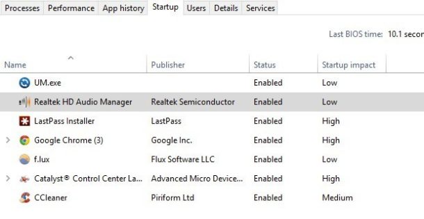 Generate a List of Startup Programs via Command Line or PowerShell