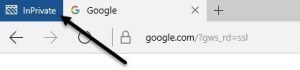 Enable Private Browsing in IE 11 and Microsoft Edge