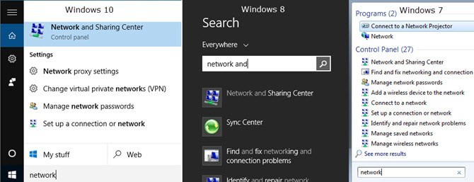 Microsoft Network And Sharing Center