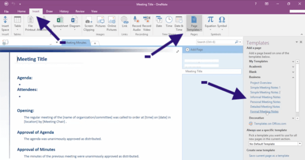 How To Use Onenote For Meeting Notes Streamingmas