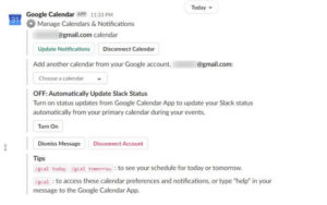 How Slack Calendar Integration Works
