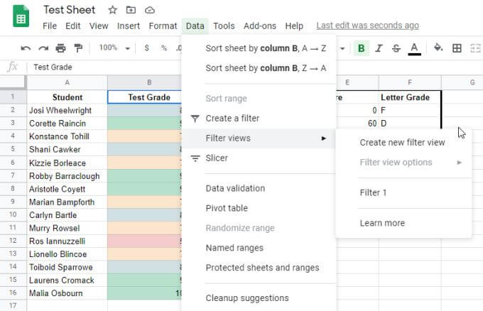 How To Sort Or Filter By Color In Google Sheets Onlinetechtips