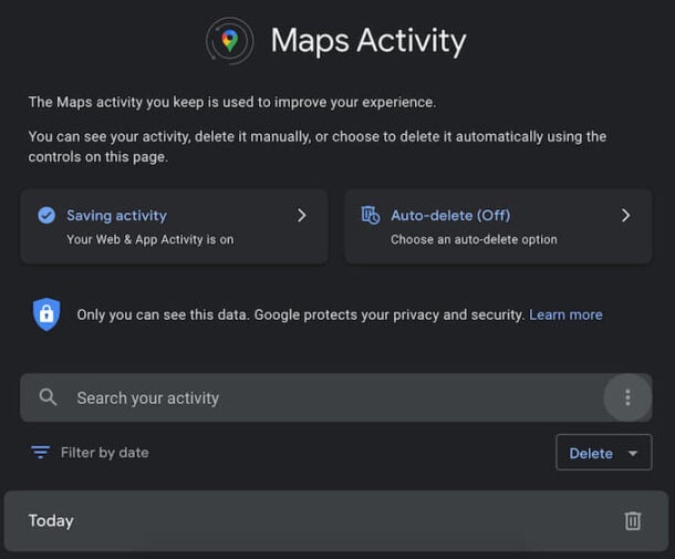 How to View Your Google Maps Search History