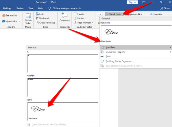 How To Add A Signature In Word Instructions Buffaloopm