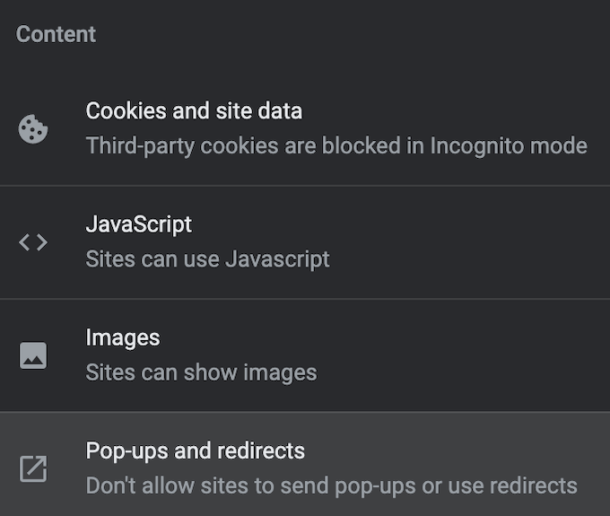 How to Temporarily Enable Pop-ups In Your Web Browser