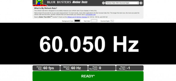 5 Best Sites to Test Your Monitor Refresh Rate