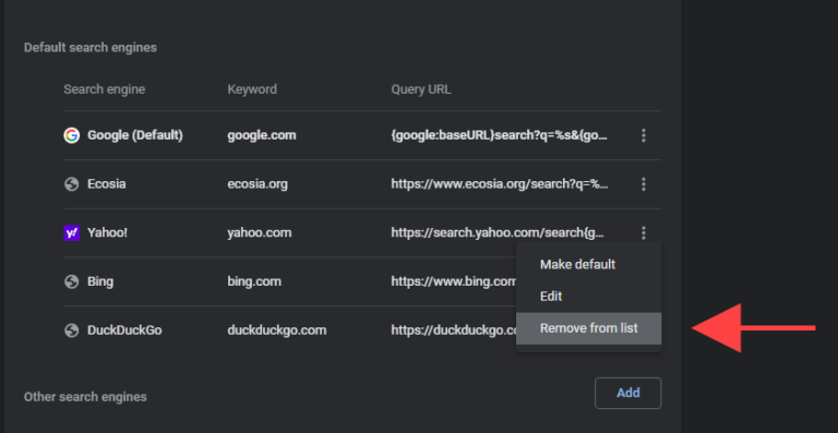 How to Get Rid of Yahoo Search in Chrome