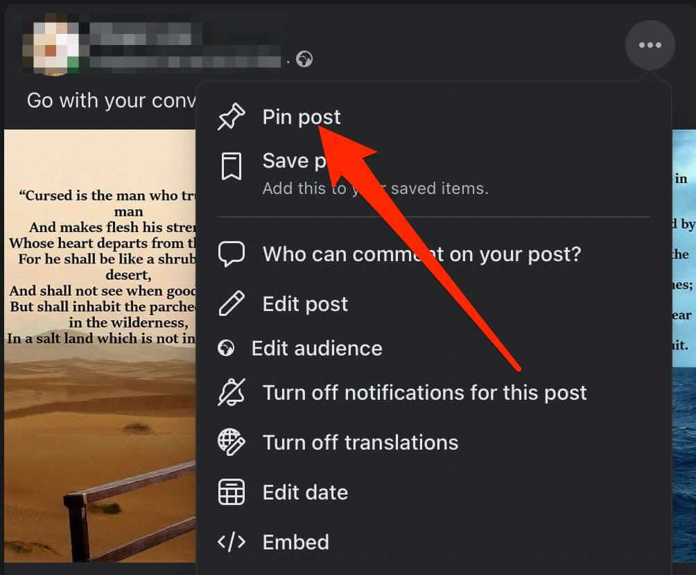 How To Pin A Post On Facebook How To Pin A Post On Facebook