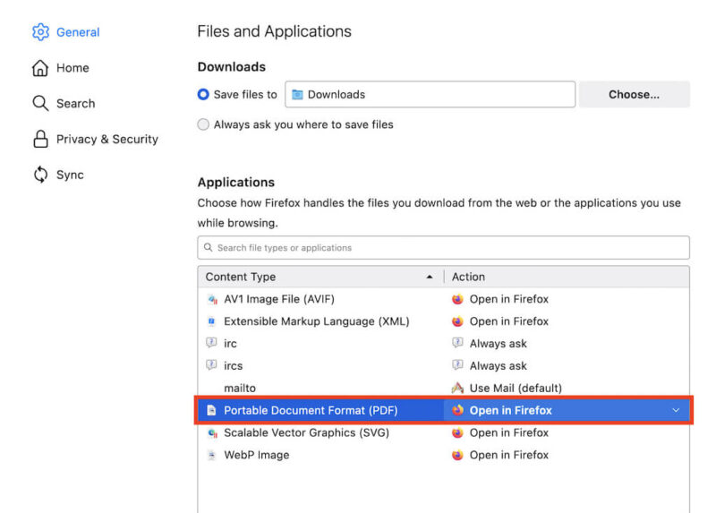 Disable the Default Built-In PDF Viewer in Chrome, Firefox, Edge, Safari