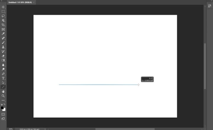 How To Draw Straight Lines in Photoshop