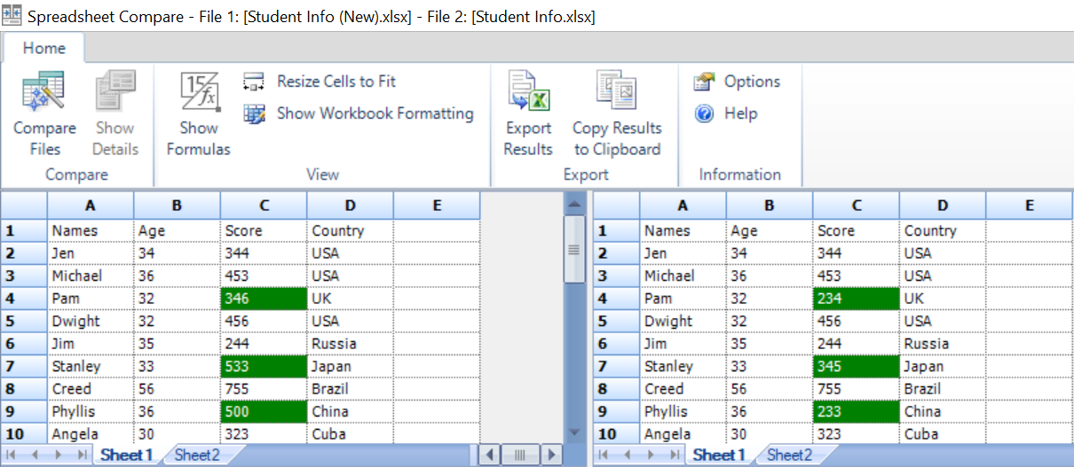 How To Compare Two Excel Files And Highlight The Differences