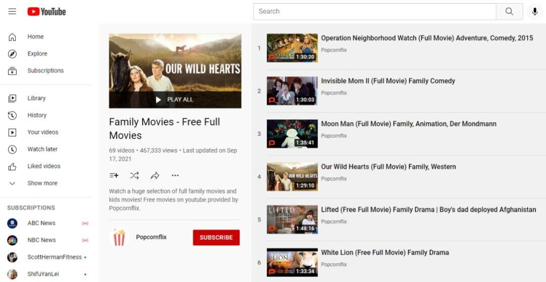 12 Places for the Best Free Movies on YouTube for Kids