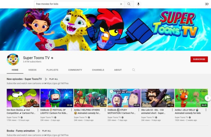 12 Places for the Best Free Movies on YouTube for Kids