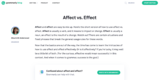 Affected vs Effected: 10 Sites That Teach You Correct English Grammar Usage