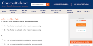 Affected vs Effected: 10 Sites That Teach You Correct English Grammar Usage