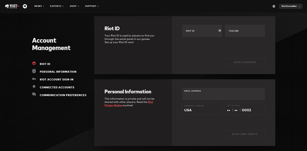 How To Change Your Riot Games Username And Tagline