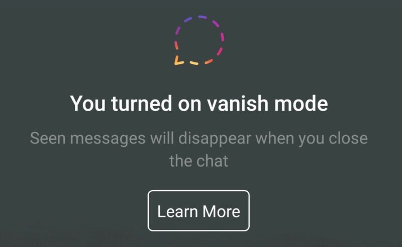 What Is Vanish Mode on Instagram and How to Use It