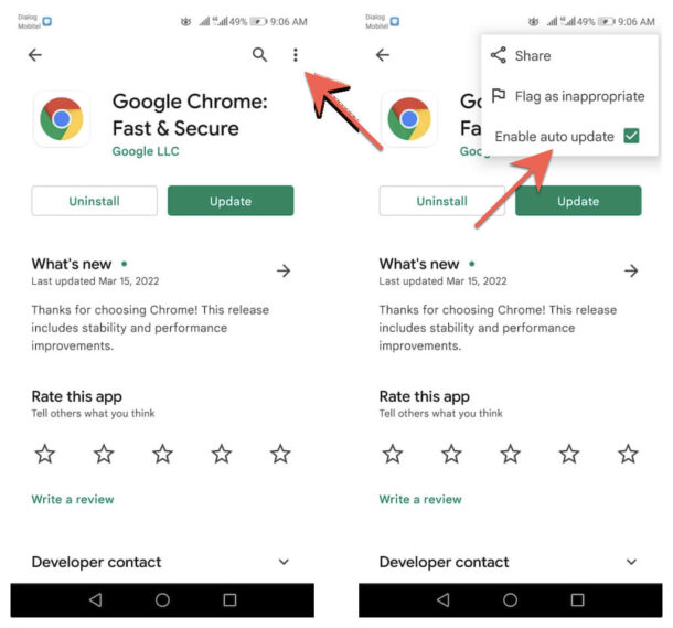 How to Update Your Web Browser on Android