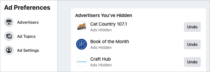 How to Change Your Facebook Ad Preferences