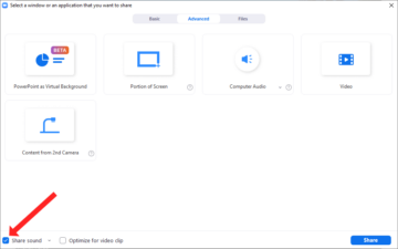 How to Share Audio on Zoom