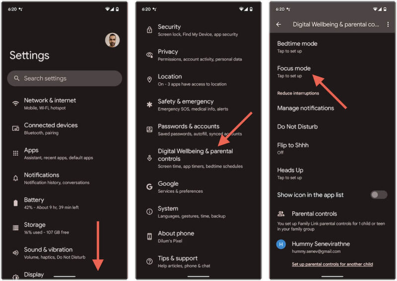 How to Use Focus Mode on Android