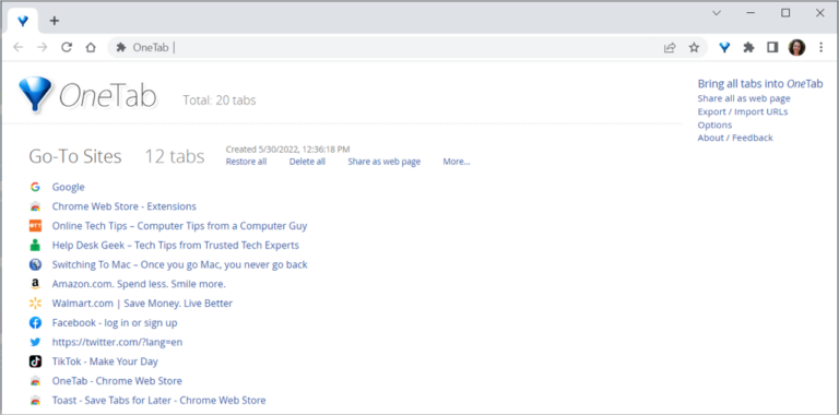 6 Best Chrome Extensions for Managing Tabs