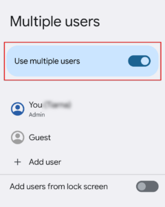 How to Set Up Multiple User Profiles on Android