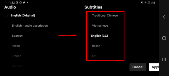 How to Turn Closed Captions on Netflix On or Off