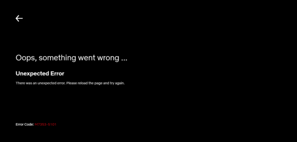 10 Best Ways to Fix Netflix Error Code M7353-5101