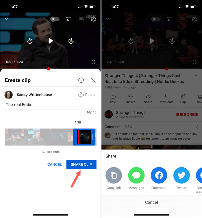 How To Clip A YouTube Video To Share
