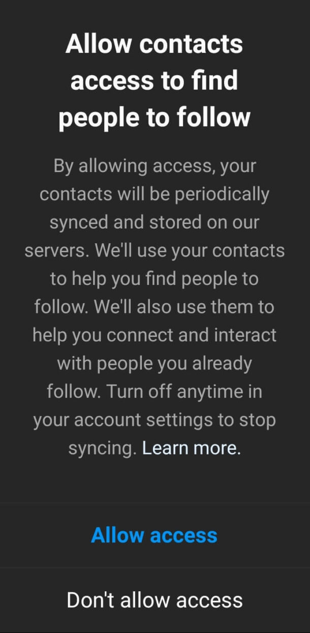 How to Find Your Contacts on Instagram