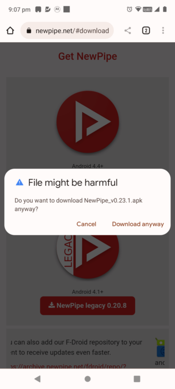 NewPipe: A Lightweight YouTube App For Android