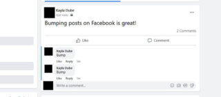 What Does “Bump” Mean on Facebook?