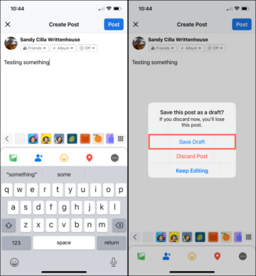 How to Find Draft Posts on Facebook