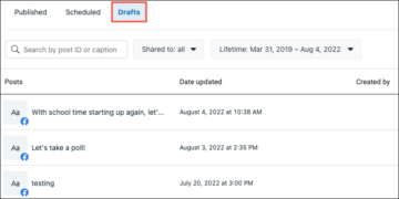 How to Find Draft Posts on Facebook