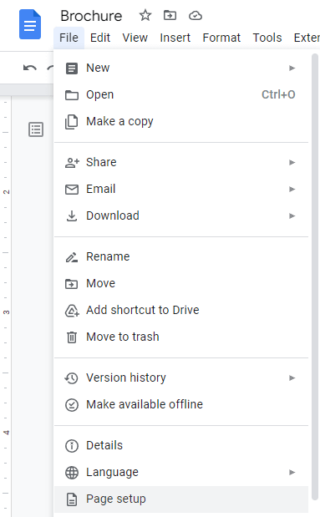How to Make a Brochure or Pamphlet in Google Docs