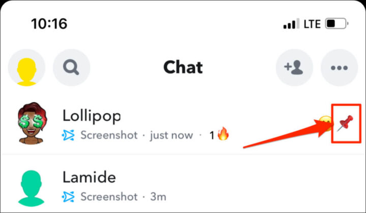 How to Pin Someone on Snapchat