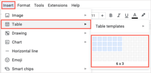 How to Add, Edit, Sort, and Split a Table in Google Docs