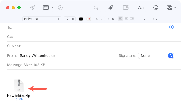 How To Attach A Folder To An Email