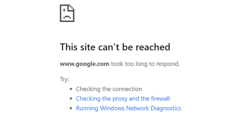 How to Fix the “This site can’t be reached” Error in Google Chrome