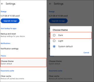 How to Enable Dark Mode for Google Drive