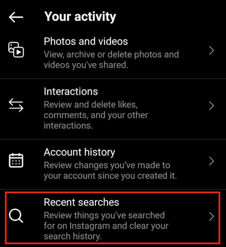 Top 6 Ways to Clear Instagram Search Suggestions/History