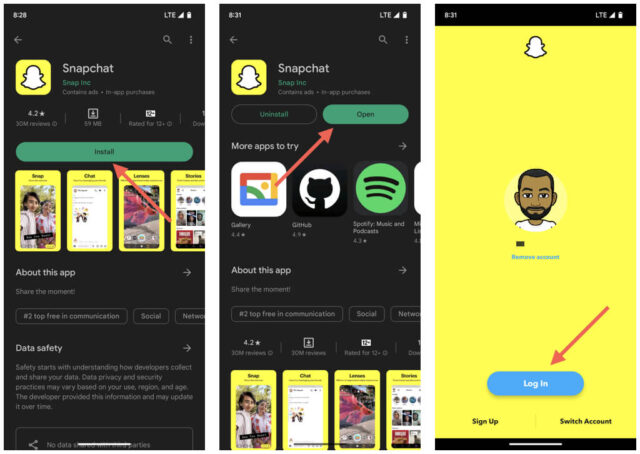 How to Half-Swipe on Snapchat