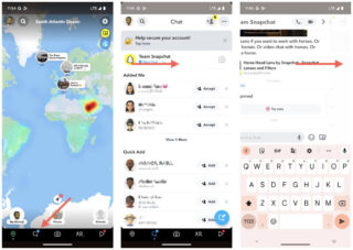 How to Half-Swipe on Snapchat