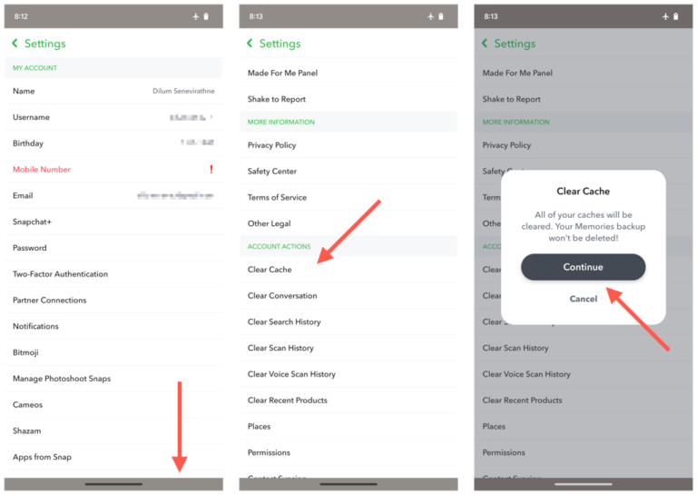 How to Half-Swipe on Snapchat