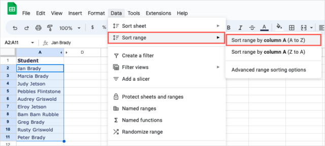 How to Alphabetize in Google Sheets (Mobile and Computer)