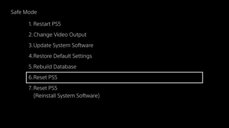 How to Put Playstation 5 (PS5) in Safe Mode