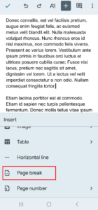 How to Add Pages to a Google Docs Document